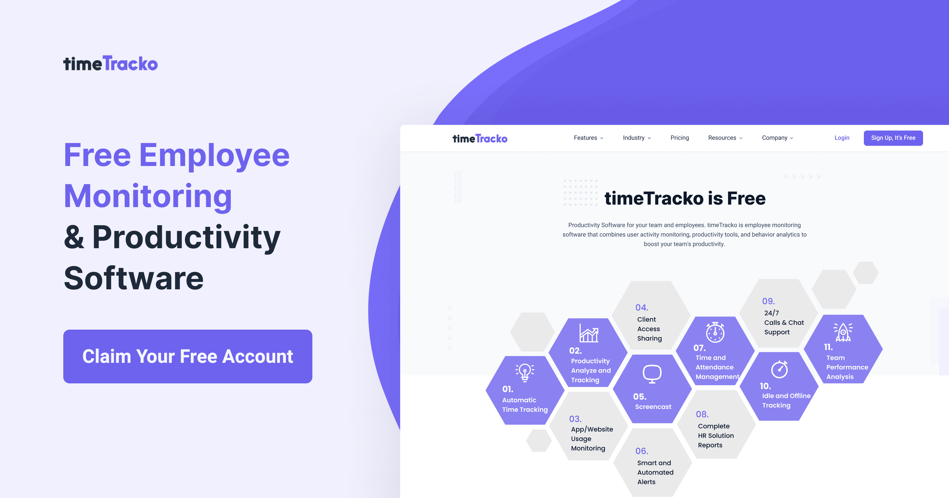 timeTracko all features | timeTracko