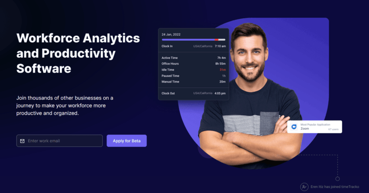 timeTracko | Workforce Analytics and Productivity Software